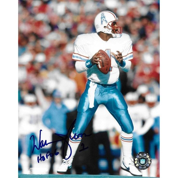 Other | Warren Moon Houston Oilers Signed Autographed 8x1 Photo Coa ...